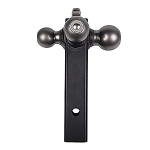 Reese Towpower 7095620 Tactical Towing Tri-Ball Ball Mount with Pewter Tow Hook