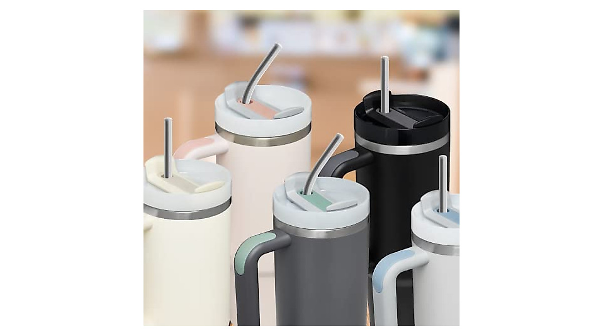 Metal Replacement Straws for Stanley 40oz Tumblers