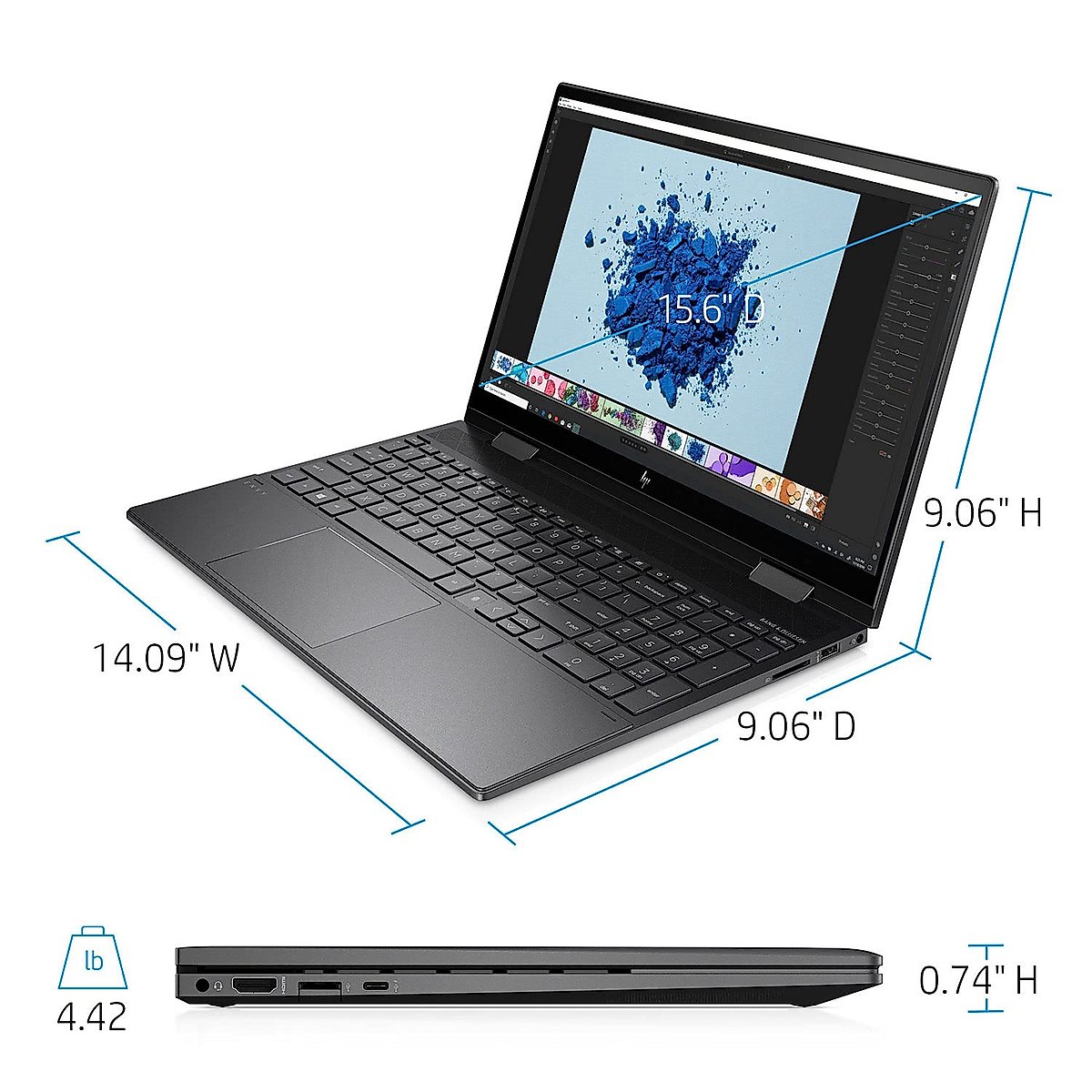 HP Elitebook 650 G9 15.6" FHD Business Laptop Computer, 12th Gen Intel 10-Core i5-1235U, 16GB DDR4 RAM, 1TB PCIe SSD, WiFi 6, Bluetooth 5.3, Windows 11 Pro