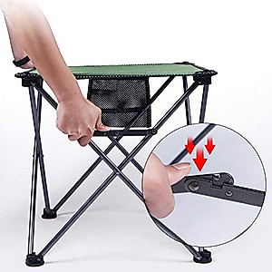 ZHYH Folding Outdoor Desk Portable Light Picnic Table Self-Driving Barbecue Tea Furniture Fishing Green Coffee Camping Table