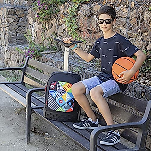 Nikidom Roller - School Backpack with Wheels - Roller Up XL Reef - 53 x 38 x 23 cm - 2 Large Capacity Compartments - Includes Storable Straps and Reinforced Base