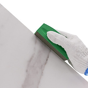 BSRTTOOL Diamond hand pads Foam Backing for Tile Stone Marble Concrete Ceramics Granite Glass Wet Dry (200 Grit)