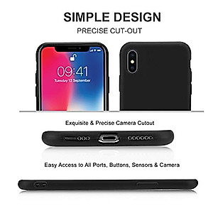 YZKJSZ Case for Oppo Reno 6 Pro 5G Cover, [2 Pack] Shock-Absorption Light but Durable Soft Gel Black TPU Silicone Protection Case for Oppo Reno 6 Pro 5G (6.55")