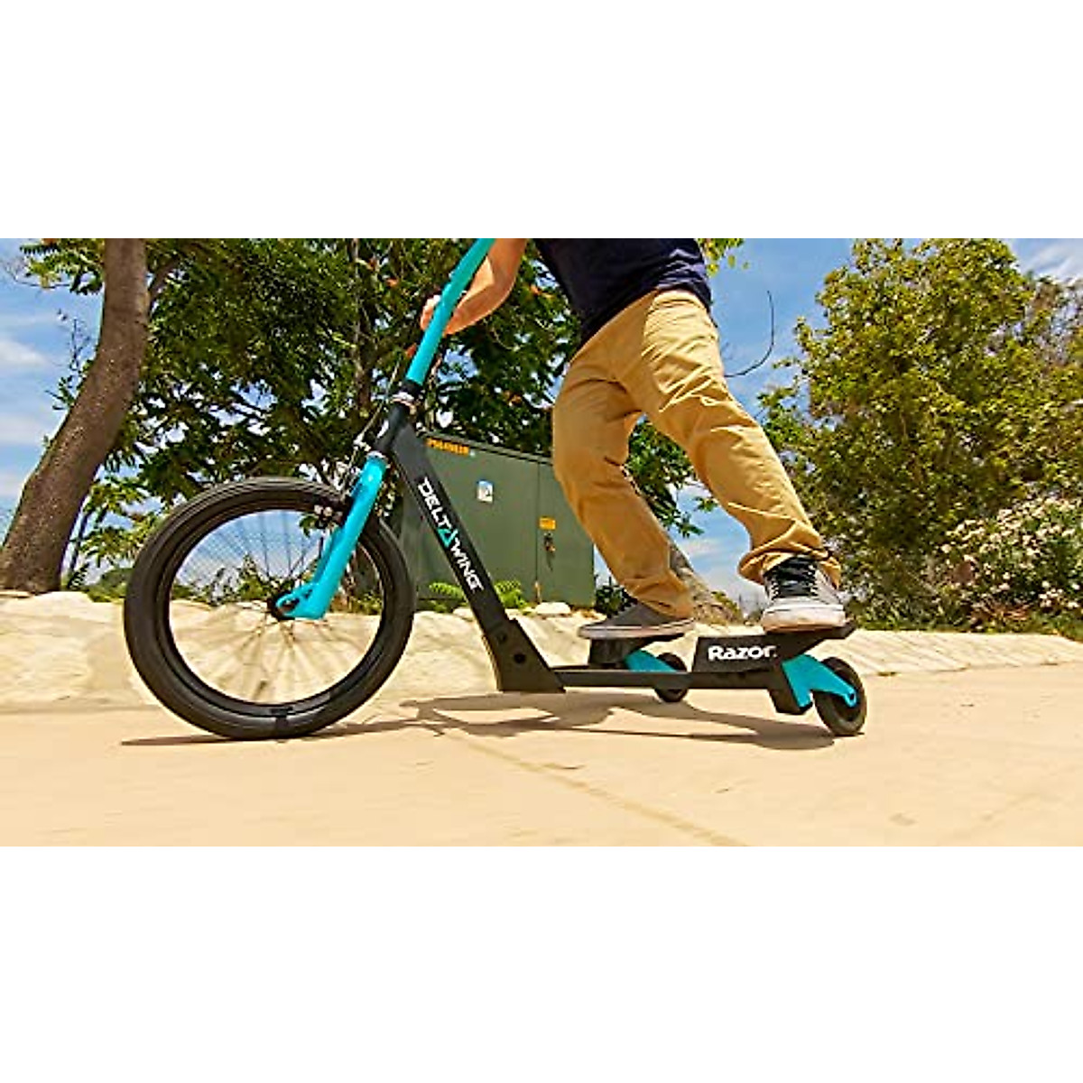 Razor DeltaWing Scooter Black/Mint Green, One Size