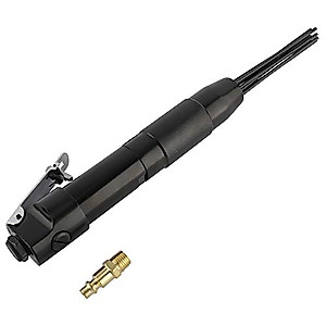 BTSHUB Compact Air Needle Scaler Air Powered Pneumatic Rust Paint Weld Removal Tool