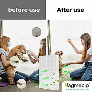 6 Pack HPA300 Hepa Filter Replacement Compatible With Honeywell HPA300, HPA200, HPA100, HPA090 Series and HPA5300 Air Purifier, H13 True HEPA Replacement,Filter R (HRF-R3 & HRF-R2 & HRF-R1)