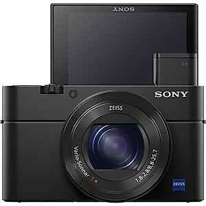 Sony Cyber-Shot DSC-RX100 IV Camera DSCRX100M4/B with Soft Bag, Additional Battery, 64GB Memory Card, Card Reader, Plus Essential Accessories