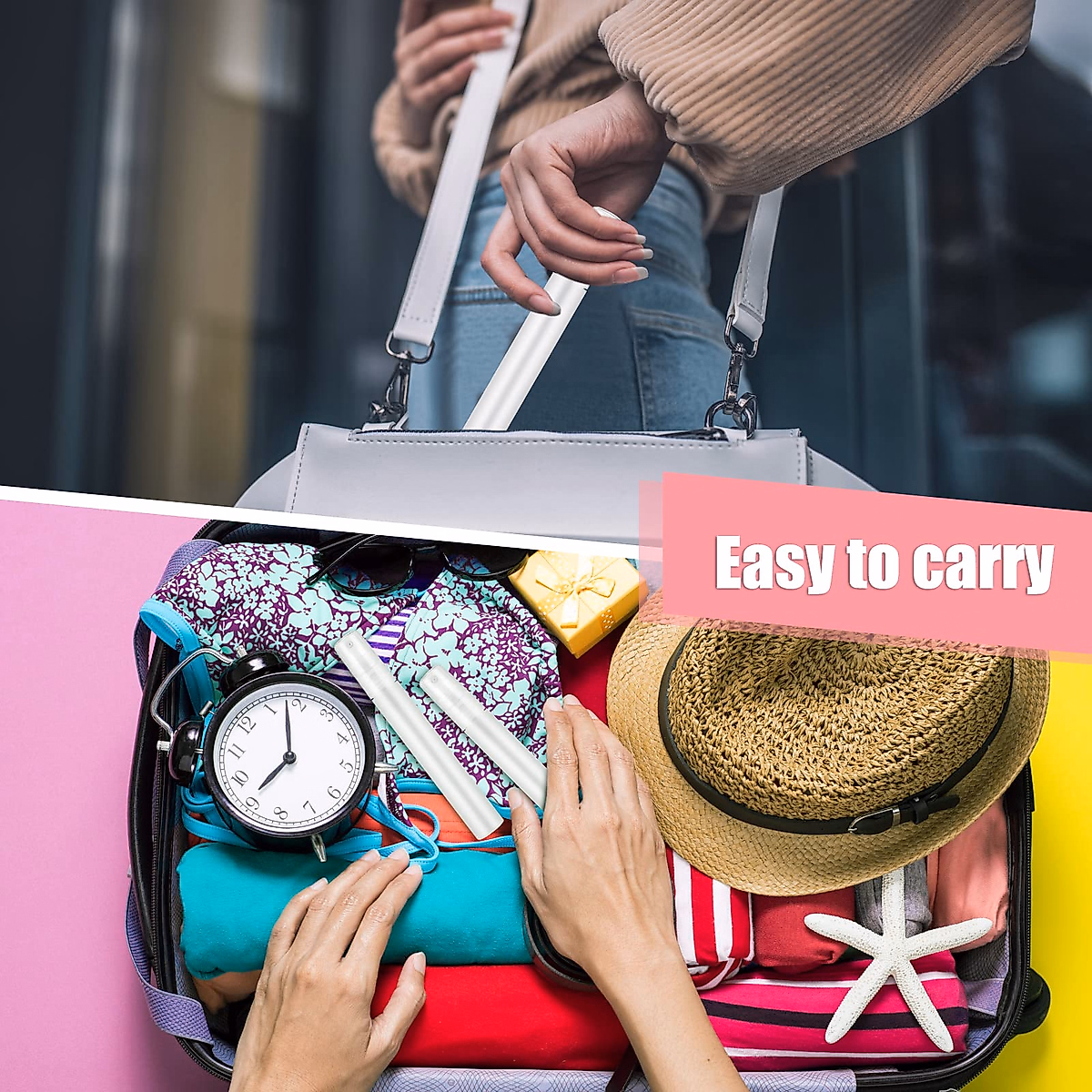 SelfTek 15 Pack Spritzer Bottle, 10ml Mini Portable Mist Empty Spray Bottle Perfume Travel Refillable Spray Bottles with 15 Funnels