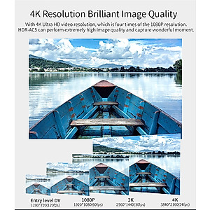 BAIZE Video Camera Camcorder 4K Digital Camera 48MP 16X Digital Zoom 3.0 Inch LCD 270 Degrees Rotatable Screen for Selfie Pause Function with External Microphone (Two Batteries and 32GB SD Card)