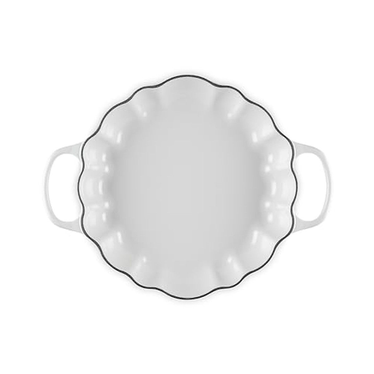 Le Creuset Enameled Cast Iron Figural Pumpkin Braiser, 2.75 qt., White