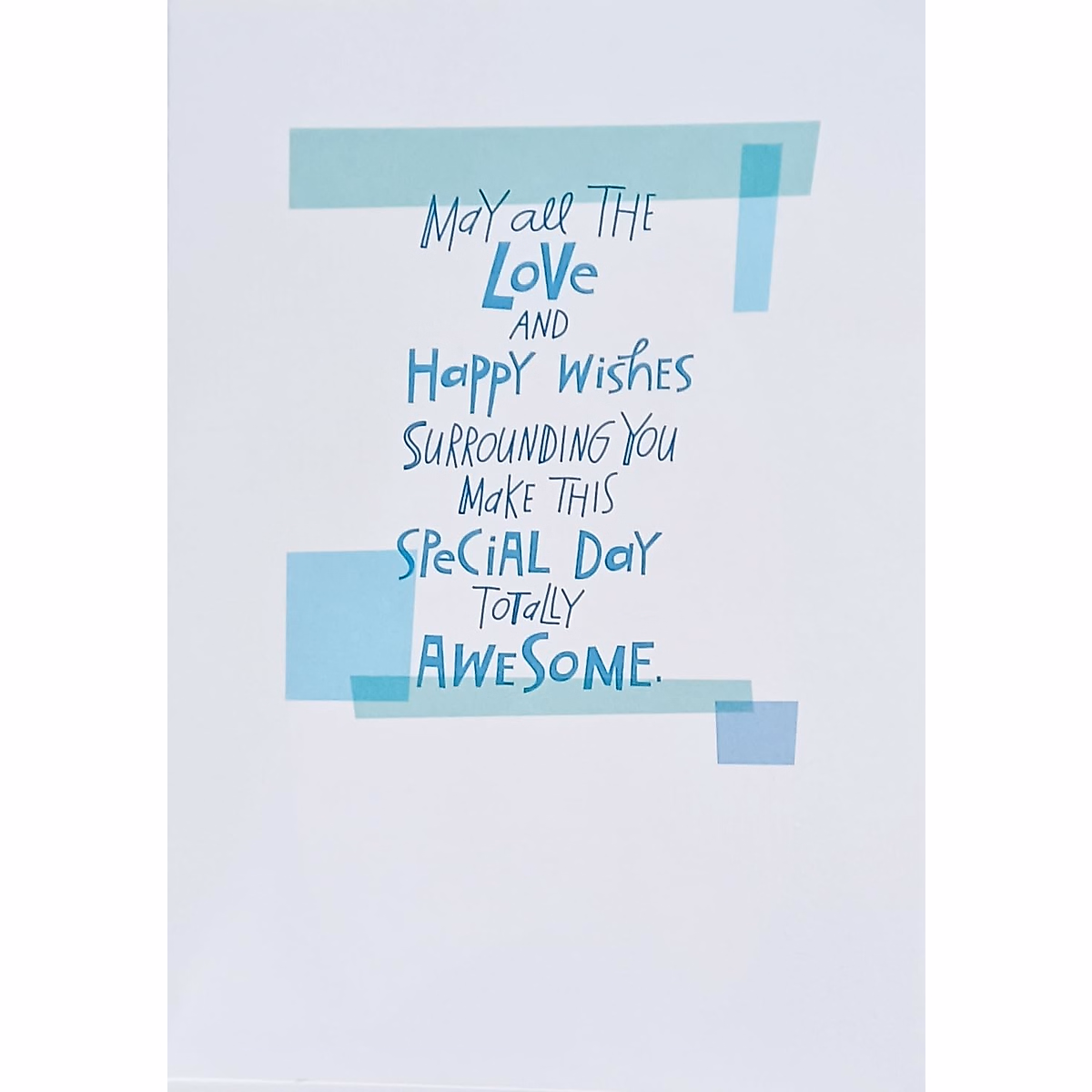 Greeting Card May All The Love And Happy Wishes Surrounding You Make This Special Day Totally Awesome - Celebrate Your Bar Mitzvah Jewish Milestone Birthday For Him Boy