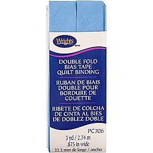 Wrights Delft Double Fold Quilt Binding 7/8" X3yd, 1 Count (Pack of 1)
