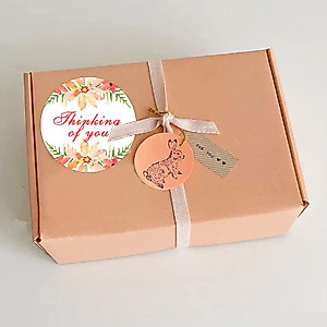 Top label Flower Greeting Label Sympathy Envelope Seals Stickers,2 Inch Get Well and Thinking of You Present Package Stickers,504 Pcs