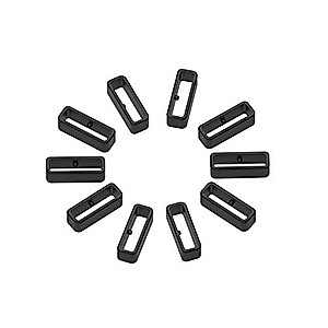 RuenTech 6-Pack Band keeper Compatible with Disney Magic Band/Magic Band 2.0/Magic Band+, Silicone Fastener Rings Security Loop/Holder/Retainer for Disney Magic Band For Kids (Black-6pcs)