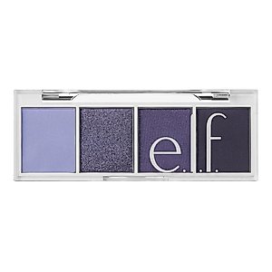 e.l.f. Bite-Size Eyeshadow, Ultra-Pigmented Eye Makeup Quad, 4 Matte & Shimmer Shades, Creamy & Blendable Powder, Açaí You, 0.12 Oz