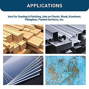 Benchmark Abrasives 6" PSA Gold Self Adhesive DA Sanding Disc Roll Aluminum Oxide Grains Designed for Surface Blending Edge Sanding General Stock Removal Orbital Sanders (100 Discs) - 320 Grit