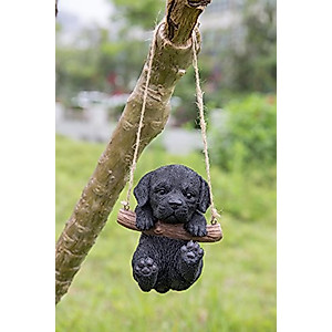 Hanging Black Lab Puppy