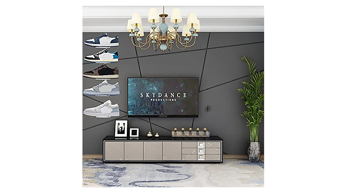 Display Your Sneakers with Salipt Floating Shoe Shelves Set of 6