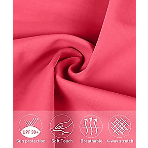 G Gradual Women's Sleeveless Golf Polo Shirts Tennis Quick Dry Collared Tank Tops V-Neck Polos for Women(Watermelon,XL)