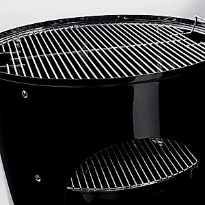 Uniflasy 7436 Upper Cooking Grate, 85041 Lower Grate, 63014 Charcoal Grate for Weber Charcoal Grill 22 Inch Smokey Mountain Cooker, 22" Charcoal Smoker Parts, 2 Cooking Grate and 1 Charcoal Grate