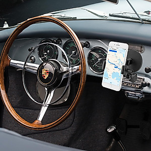 Mippko Magnetic Phone Holder,Heavy Duty Phone Mount for Truck/Tractor/Forklift/Boat/Motor Vehicles,Fit 3.5~7.5" iPhone/Nexus/Smartphone,360°Adjustable Arm 3.46" Magnetic Base