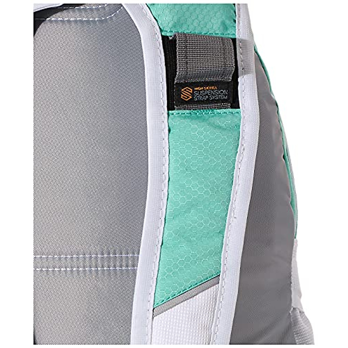High Sierra Loop Backpack, Travel, or Work Bookbag with tablet sleeve, One Size, Aquamarine/White/Ash