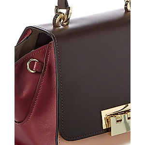 ZAC Zac Posen Eartha Top-Handle Crossbody - Color-Block Cedar/Cinnamon/Blush One Size