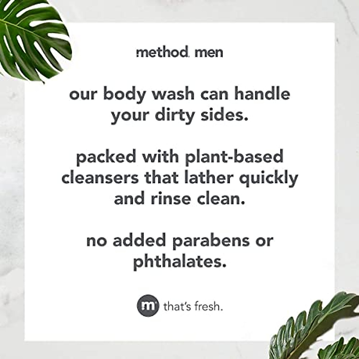 Method Men Body Wash, Juniper + Sage, Paraben and Phthalate Free, 18 fl oz (Pack of 1)