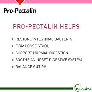 Vetoquinol Pro-Pectalin Chewable Tablets for Dogs & Cats – 250ct, Beef Liver Flavor – Helps Reduce Occasional Loose Stool & Diarrhea, Balance Gut pH, Support Normal Digestion & Intestinal Flora
