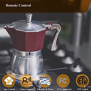 Smart Water Valve, YoLink 1/4 Mile Super Long Range LoRa Enabled Smart Water Gas Valve Shutoff Timer Automatic Sprinkler Controller Compatible with Amazon Alexa Google Assistant, YoLink Hub Required