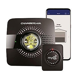 Chamberlain MyQ Smart Garage Hub - Wi-Fi enabled Garage Hub with Smartphone Control, Model MYQ-G0301, Old Version, Black