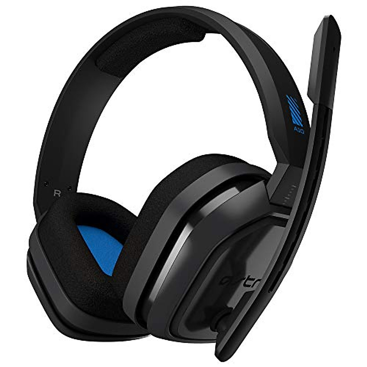 ASTRO Gaming A10 Headset for Xbox One/Nintendo Switch / PS4 / PC and Mac - Wired 3.5mm and Boom Mic by Logitech w/Microfiber Cloth - Bulk Packaging - (Blue/Black)