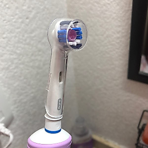 KaidiLuck 8 Pack Electric Toothbrush Brush Head Protection Cover ，Reusable Electric Toothbrush Heads Cover Replacement Brush Heads Cover for Travel, Camping, Family, School