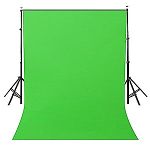 LYLYCTY Background 5x7ft Non-Woven Fabric Solid Color Green Screen Photo Backdrop Studio Photography Props LY063