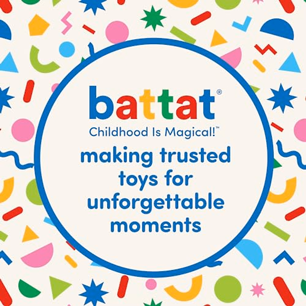 Battat- Play Circle- Birthday Cake – Toy Food – Plates & Candles Accessories- Pretend Play- Princess Birthday Party- 3 years + (24 Pcs)