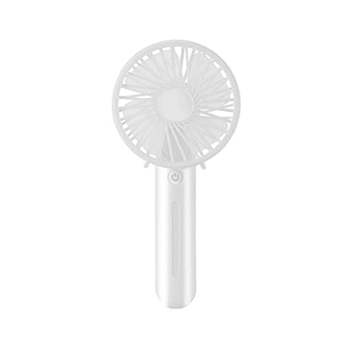 poxiao Handheld Fans Folding Personal Portable Mini Quiet Small Pocket Rechargeable Usb For Kids Adults Women Gift Travel Outdoors (White), 7.7*3.5*1.4, 213141251
