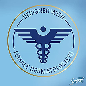 Secret Derma+ Invisible Gel Antiperspirant & Deodorant, Cooling With Vitamin B5 + Aloe, 48 Hr., 2.5 Oz