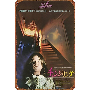 The Changeling Professional Tin Poster- Ideal Wall Decor for Bars, Cafes, Offices, Restaurants, Homes, Gardens, Shops, Clubs - 12 X 8 Inches