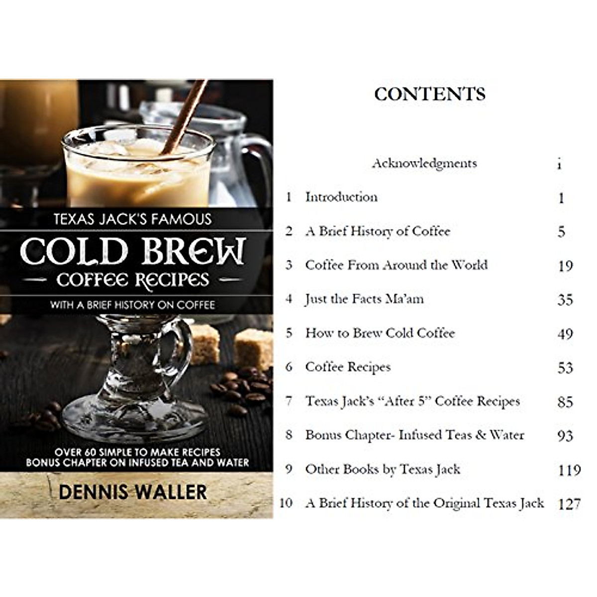 Cold Brew Coffee Maker Starter Kit - Half Gal Mason Jar | Stainless Filter Basket | Ceramic Burr Grinder | Half Pound Certified Organic Whole Bean Cold Brew Blend | Recipe & Instruction Book