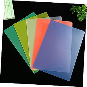 STOBOK 15pcs A4 Writing Pad Clear Desk Pad Computer Desk Accessories Office Desk Accessories Desk Pad Clear Blotter Tabletop Accessories Writing Pad Plastic Board Exam Board