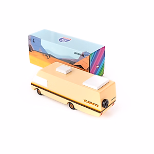 CANDYCAR® Wooden Diecast Collection - Yosemite RV, Premium Handcrafted Beech Wood Toy Car