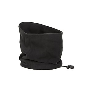 Mountain Warehouse Windproof Neck Gaiter - Warm Winter Neck Warmer Black