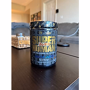 ALPHA LION Superhuman Burn 2-in-1 Metabolism Booster Pre Workout, Weight Loss Supplement, Appetite Suppressant, Fat Loss Support, Energy & Focus Powder (21 Servings, Blue Gummy Bear Flavor)