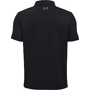 Under Armour Boy's Performance Polo (Big Kids) Black XS (7 Big Kids)