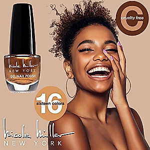 Nicole Miller 16 Colors Nail Polish Set + 2 Base Coats + 2 Top Coats – Glossy Colors Manicure Set - Long Lasting Fingernail and Toenail Polish for Women and Teen Girls