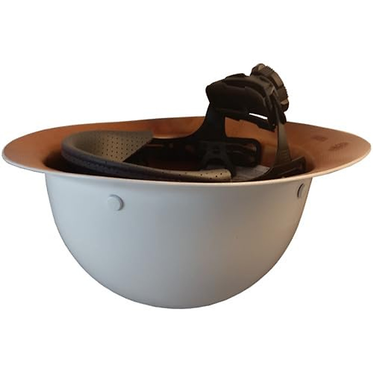 Skullgard Full Brim Hard Hat with FasTrac III Ratchet Suspension with Hard Hat Tote - Silver