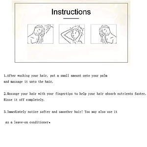 NIFEISHI Magical Keratin Hair Treatment Oil, 2pcs Advanced Molecular Hair Roots Professtional Hair Conditioner, 5 Seconds to Restore Soft Hair, Deep Suitable for Dry & Damaged Hair-60ml