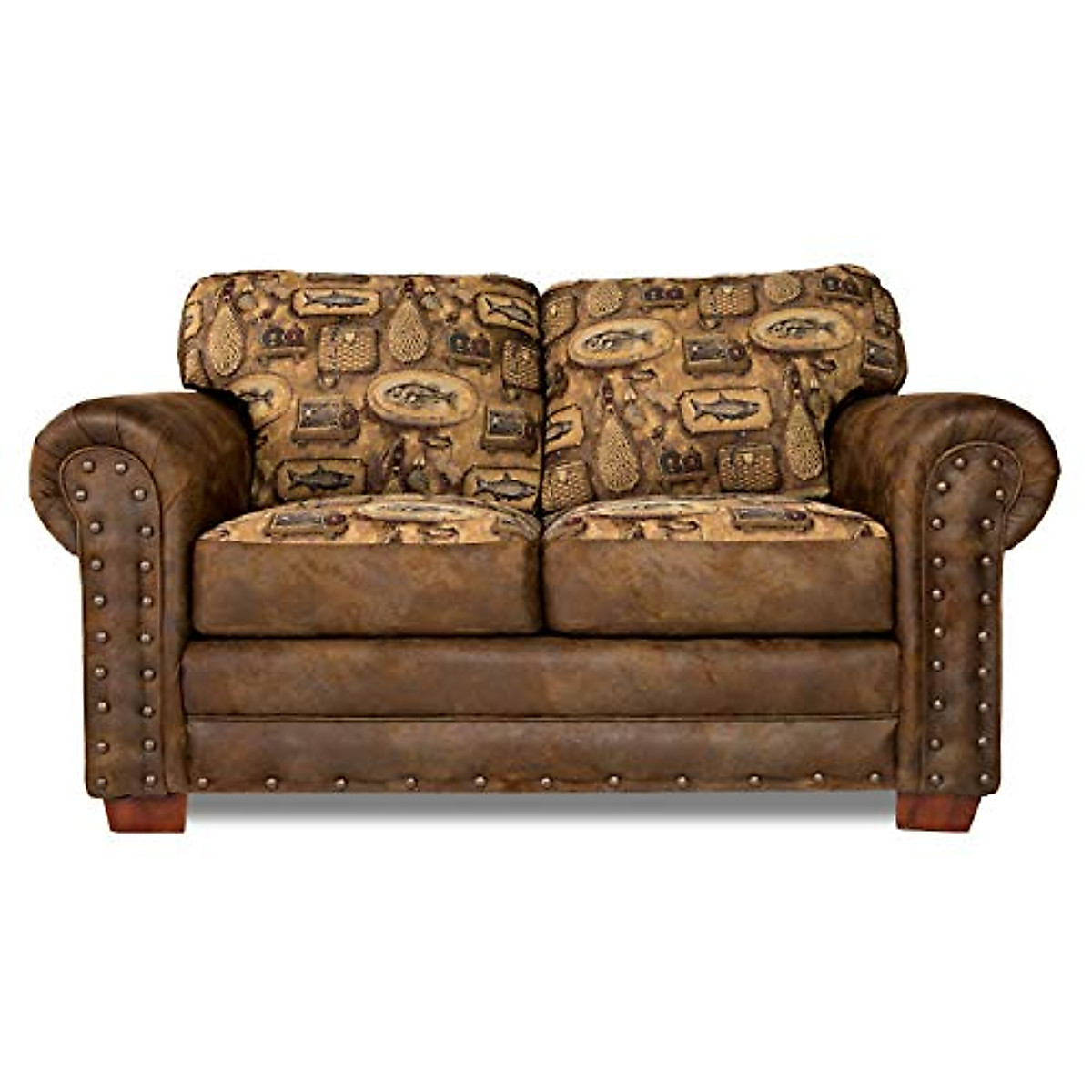 American Furniture Classics Model River Bend loveseat, Brown