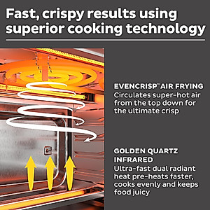 Instant Omni Pro 19QT/18L Toaster Oven Air Fryer, 14-in-1, Crisp, Broil, Bake, Roast, Rotisserie, Toast, Slow Cook, Proof, Split Cook, Temp Probe, Convection, from the Makers of Instant Pot, Black