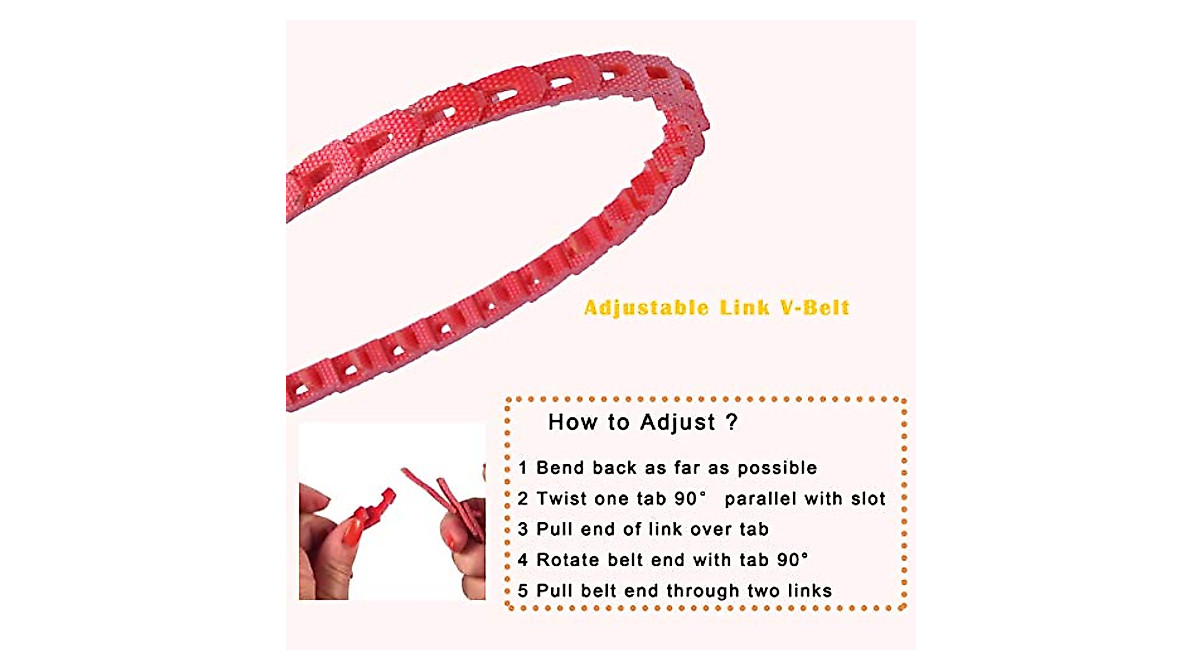 5FT Power Twist V Belt - Adjustable & Durable Solution